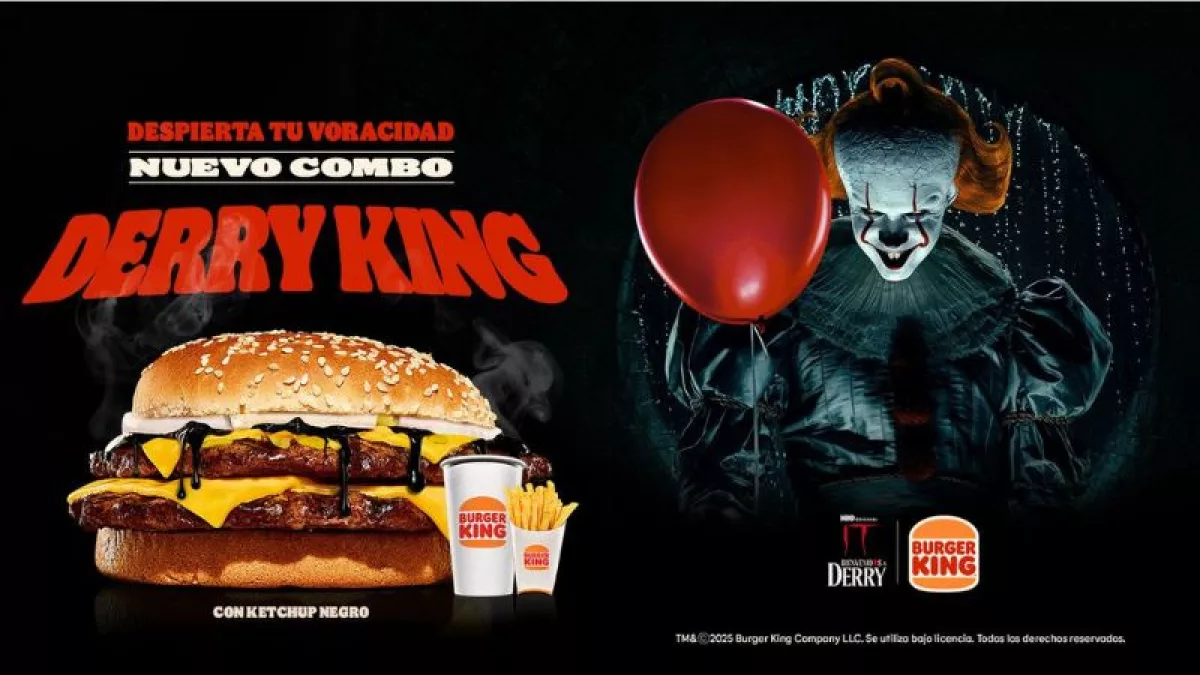 Burger King lanza "Derry King" (su combo más oscuro e irresistible)